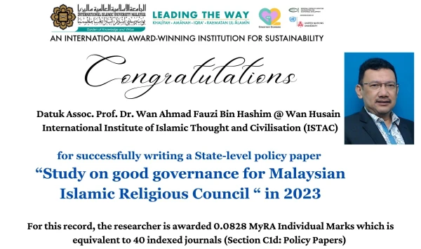 IIUM Research | STATE-LEVEL POLICY PAPER IN 2023